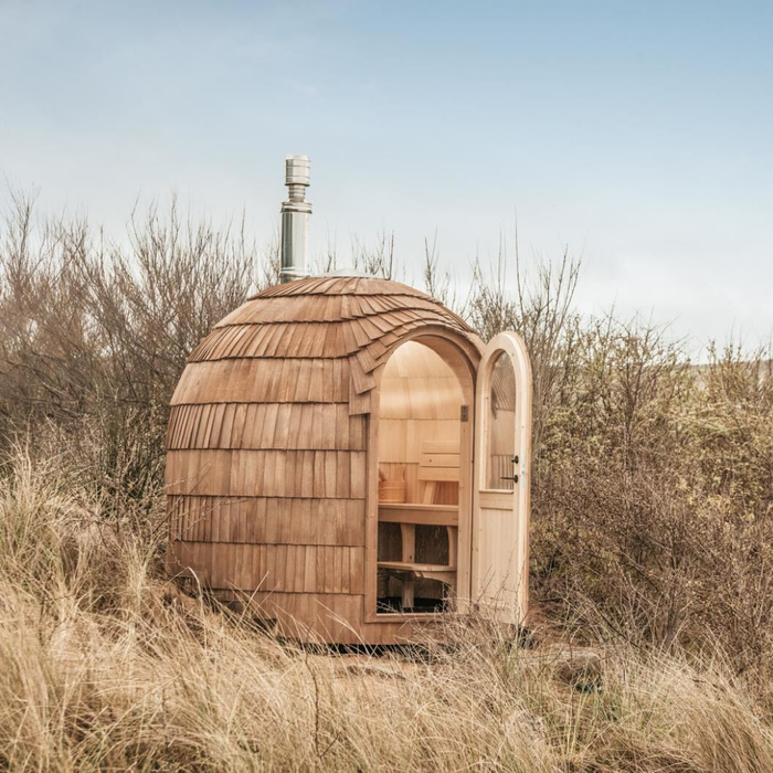 Iglucraft Single Iglusauna 4-Person Luxury Outdoor Sauna Cabin