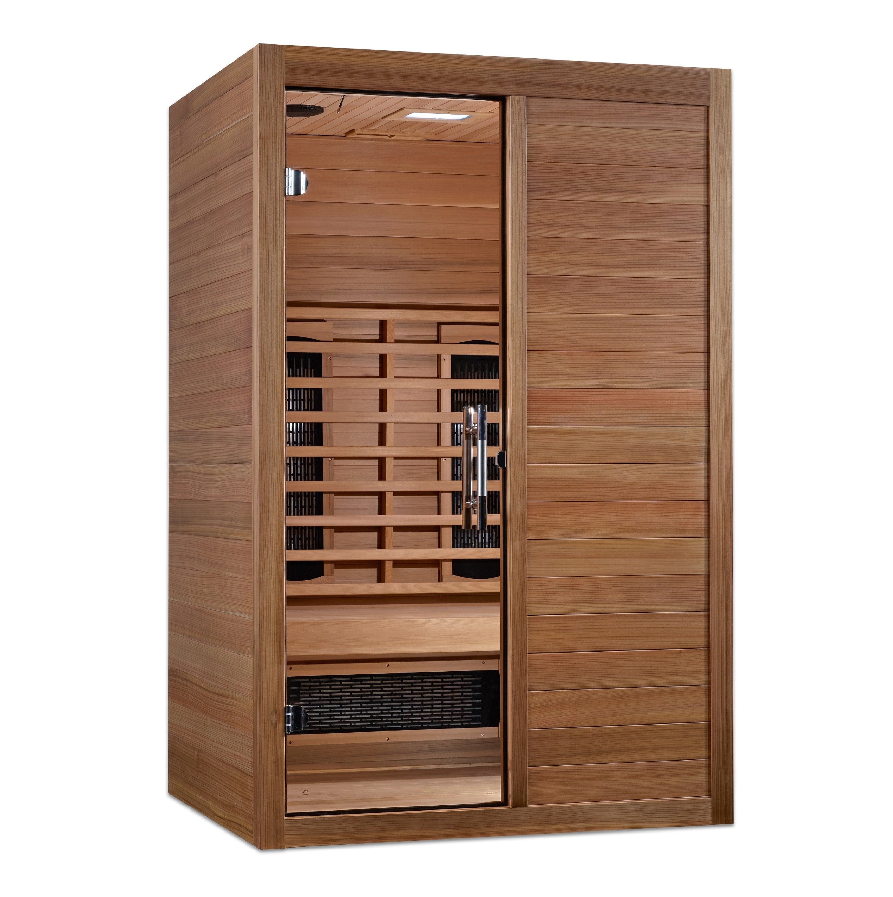 Maxxus 2-Person S-Line Full Spectrum Infrared Sauna - Pacific Cedar MX